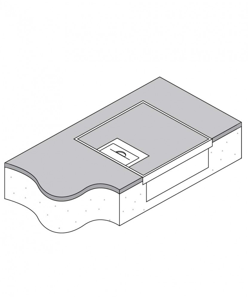 FFOB-149/2P3D Floor Box 1x Standard GPO & 3x Data