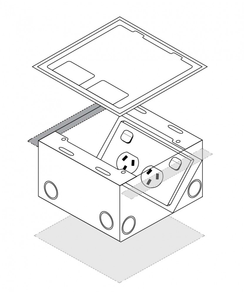 Flush Lid Floor Boxes