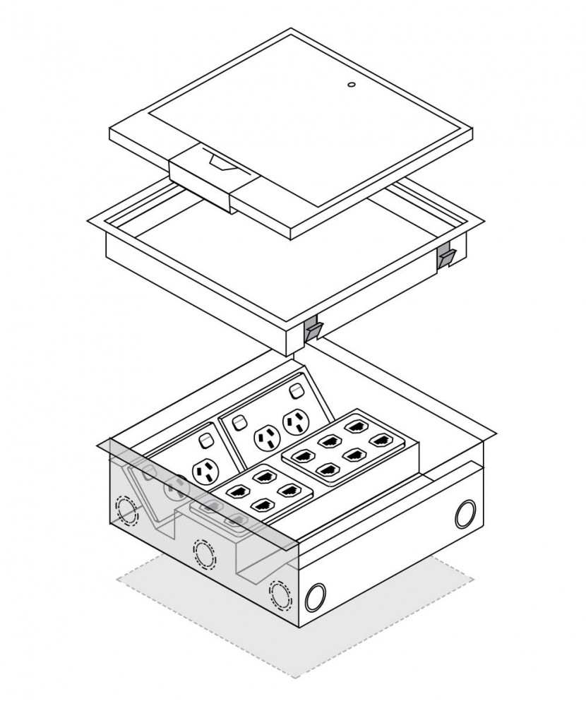 Electraplan Series Floor Boxes