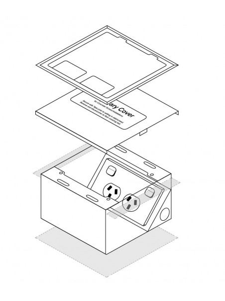 FFOB-144 Floor Box 1 Standard DGPO