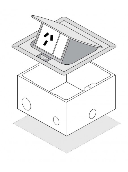 1 X 10Amp AUTO SWITCHED GPO OUTLET