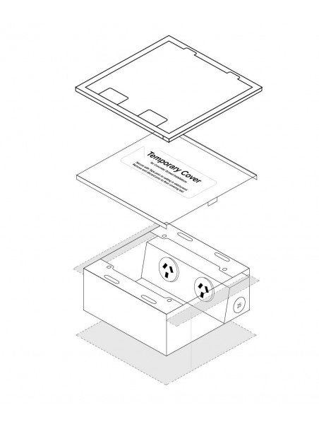 FFOB-145F Floor Box 1 Standard DGPO
