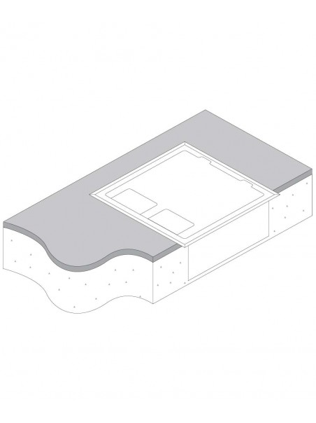 FFOB-147 Floor Box 1x Standard GPO & 3x Data